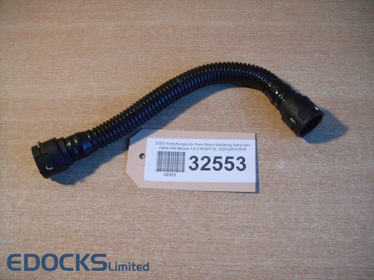 Entlüftungsrohr Rohr Motor Belüftung Astra G/H Zafira A/B Meriva 1,6 ...