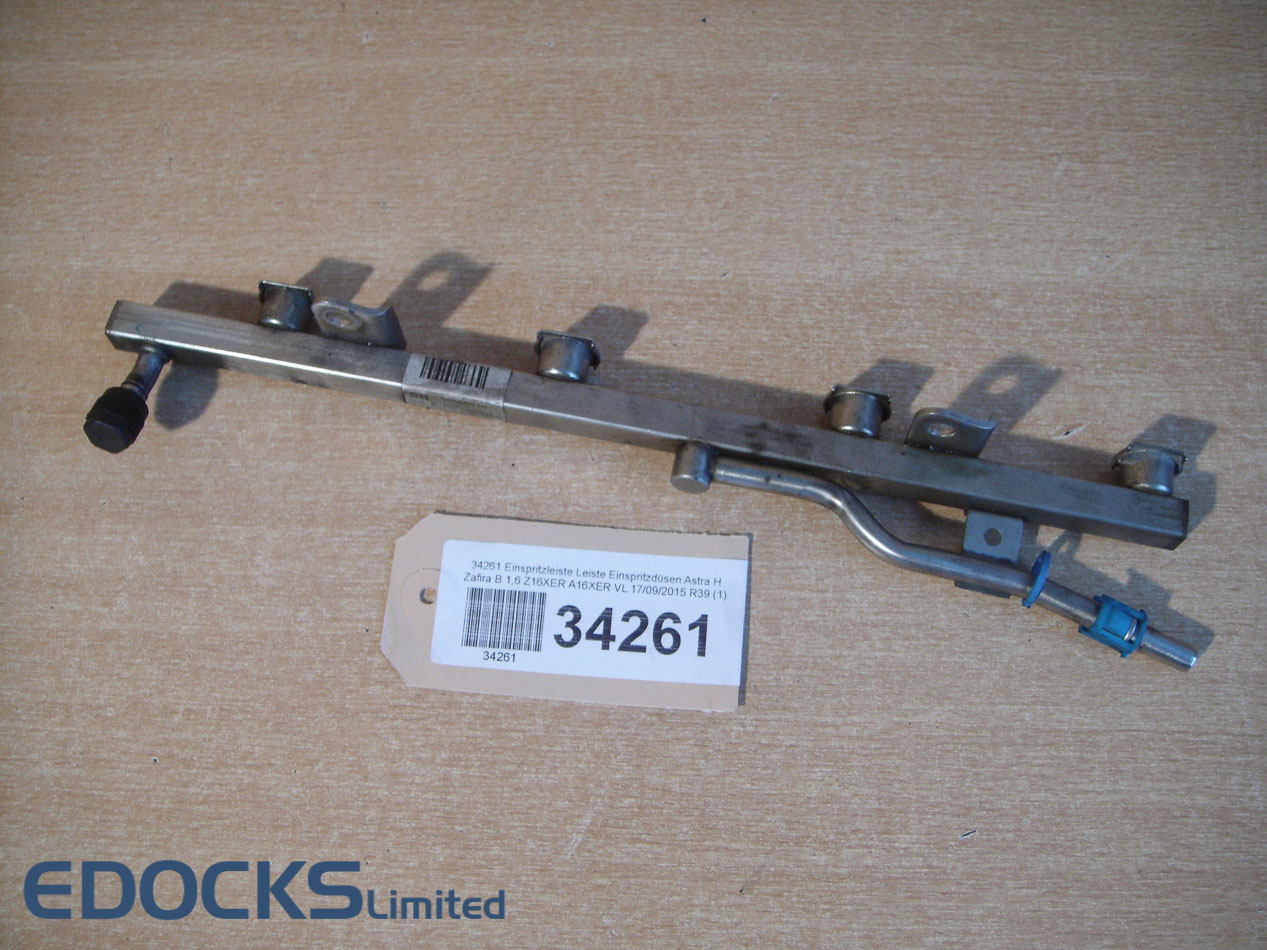 Einspritzleiste Leiste Einspritzdüsen Astra H Zafira B 1,6 Z16XER ...