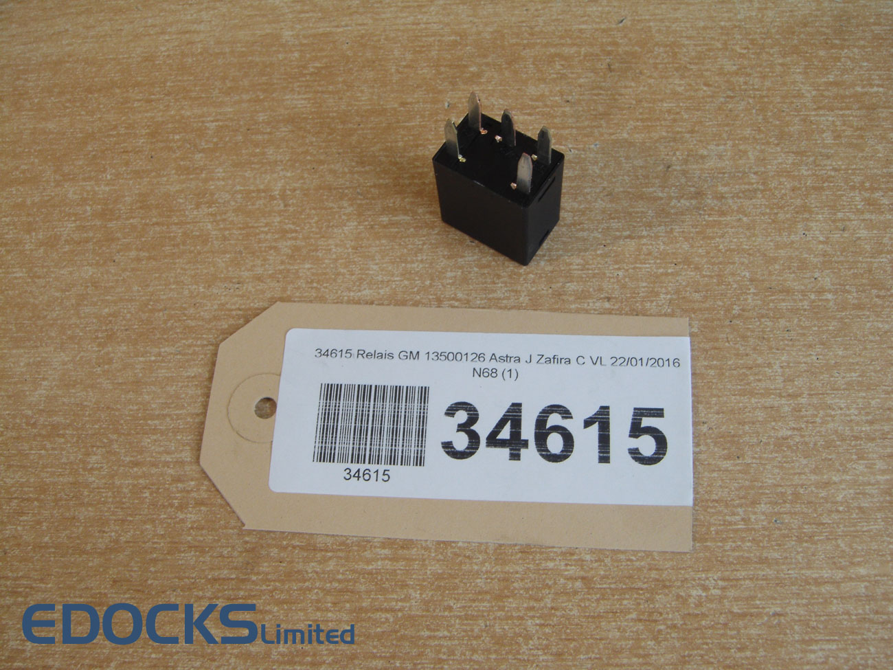 Relais GM 13500126 Astra J Zafira C Opel