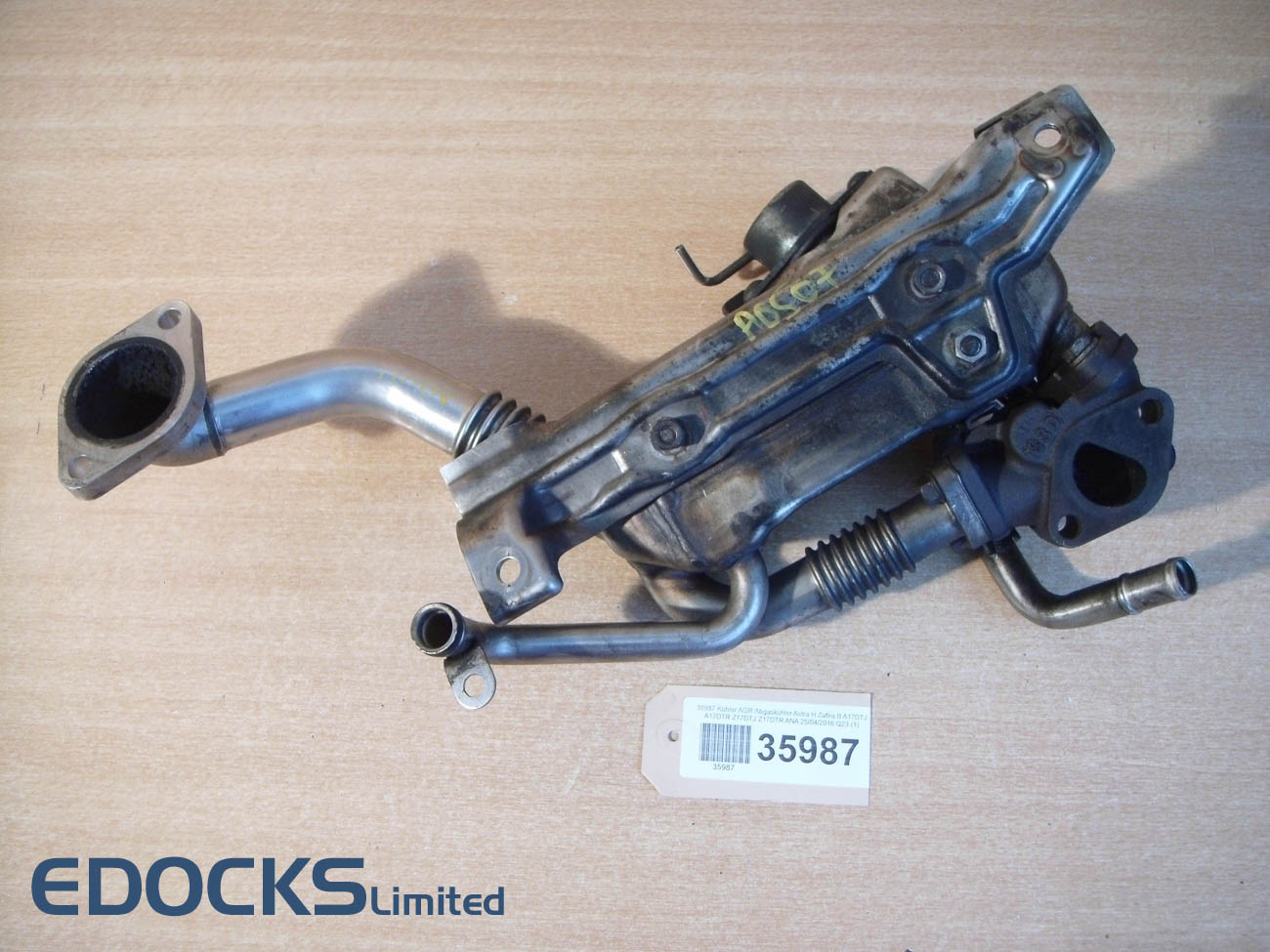 Kühler AGR Ventil Abgaskühler Astra H Zafira B 1,7 CDTI A17DTR Z17DTR ...