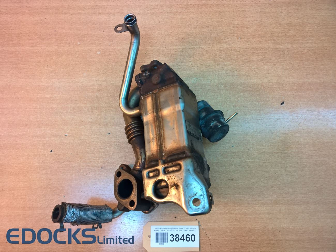 Kühler AGR Abgaskühler Astra J Corsa Meriva B Mokka 1,7 CDTI A17DTC ...