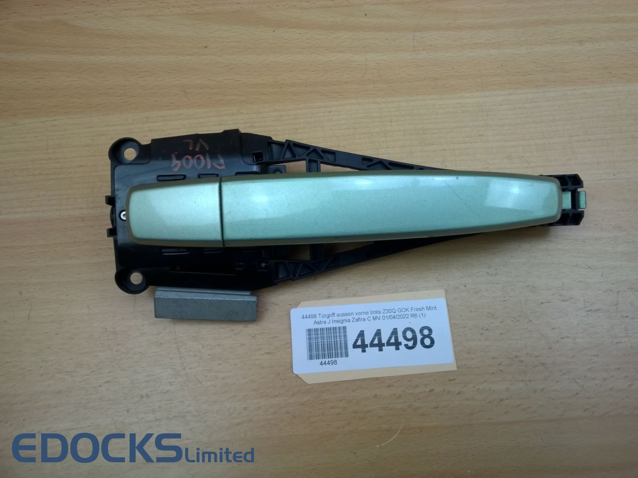 Türgriff aussen vorne links Z30Q GOK Fresh Mint Astra J Insignia Zafira ...